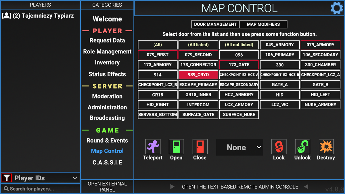 File:MapControl-DoorManagement.png - SCP: Secret Laboratory Hub Wiki