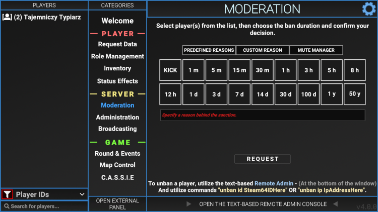 Remote Admin - SCP: Secret Laboratory English Official Wiki